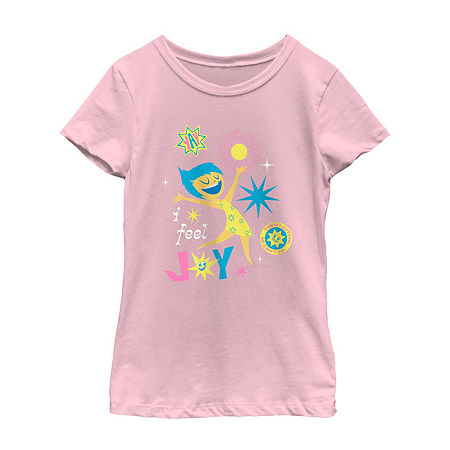 Click here for Little & Big Kid Girls Crew Neck Short Sleeve Insi... prices