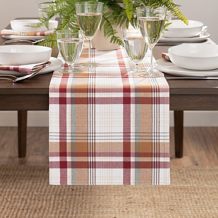 Click here for Elrene Seneca Plaid Harvest Cotton Table Runner  1... prices