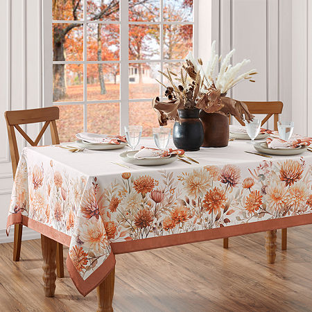 Click here for Elrene Autumn Blooms Rectangle Tablecloth  60 x 12... prices