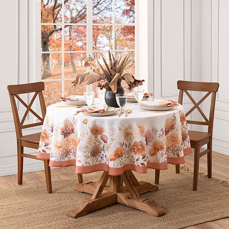 Click here for Elrene Autumn Blooms Oval Tablecloth  60 x 84 Oval... prices