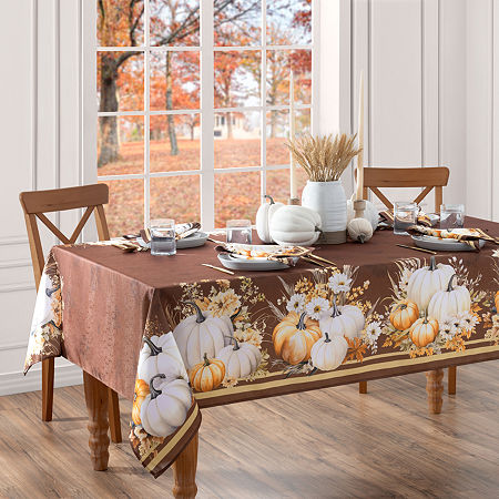Click here for Elrene Wheatland Harvest Fall Rectangle Tablecloth... prices
