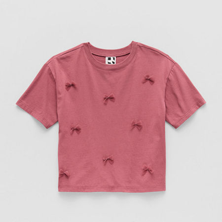 Click here for Self Esteem Big Kid Girls Round Neck Short Sleeve... prices