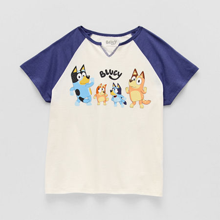 Click here for Little & Big Kid Girls Split Crew Neck Short Sleev... prices