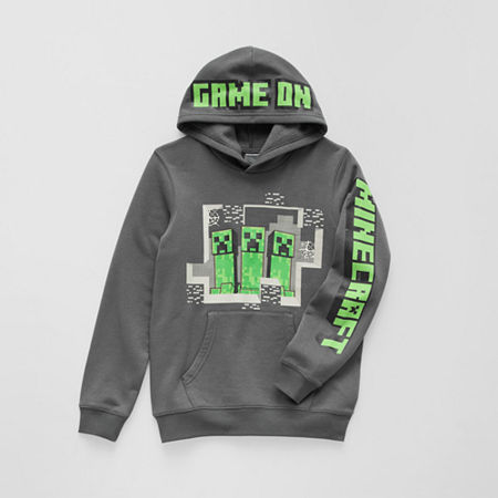 Click here for Little & Big Kid Boys Long Sleeve Minecraft Fleece... prices
