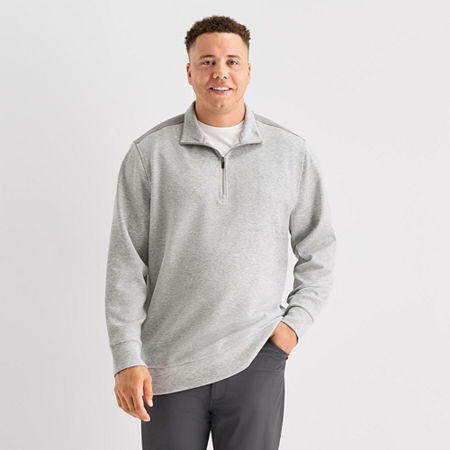 Click here for Stylus Mens High Neck Long Sleeve Big and Tall Qua... prices