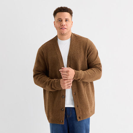 Click here for mutual weave Mens V Neck Long Sleeve Button Open F... prices