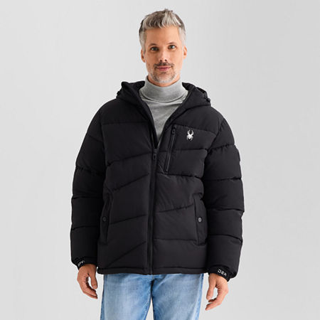 Click here for Spyder Mens Hooded Heavyweight Puffer Jacket  Xx-l... prices