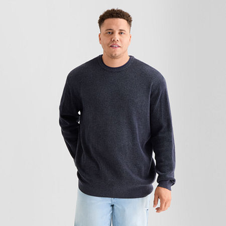 Click here for Arizona Big and Tall Mens Crew Neck Long Sleeve Pu... prices