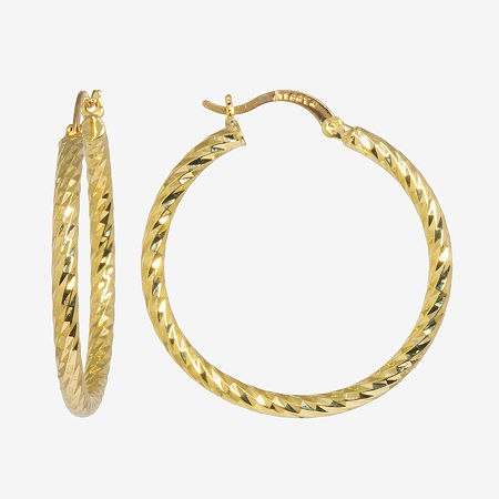 Click here for Silver Reflections Womens 24K Gold Over Brass 40mm... prices