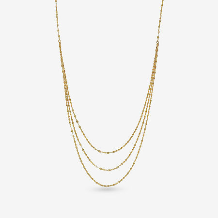 Click here for Gold Addiction Womens 14K Gold 17 Inch Link Neckla... prices