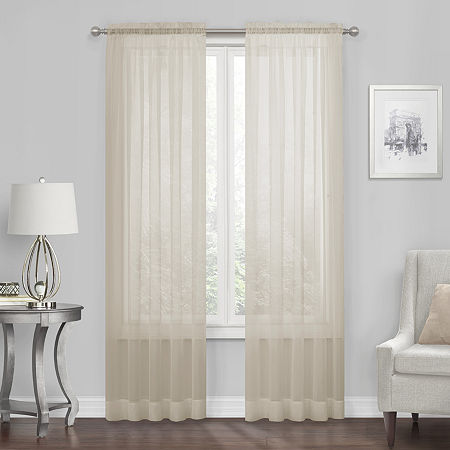 Click here for Regal Home Solid Voile Rod Pocket Sheer Single Cur... prices