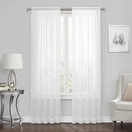 Click here for Regal Home Solid Voile Rod Pocket Sheer Single Cur... prices