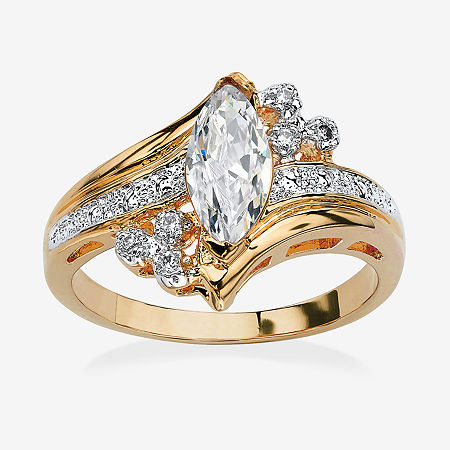Click here for Womens 1 1/10 CT. T.W. Cubic Zirconia 14K Gold Ove... prices