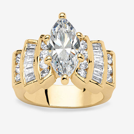 Click here for Womens 3 3/4 CT. T.W. Cubic Zirconia 14K Gold Over... prices