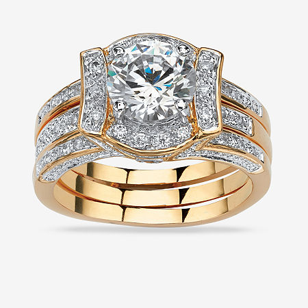 Click here for Womens 2 1/3 CT. T.W. Cubic Zirconia 18K Gold Over... prices