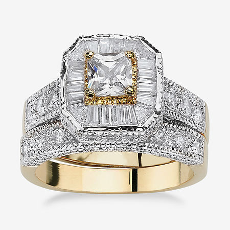 Click here for Womens 2 1/3 CT. T.W. Cubic Zirconia 14K Gold Over... prices