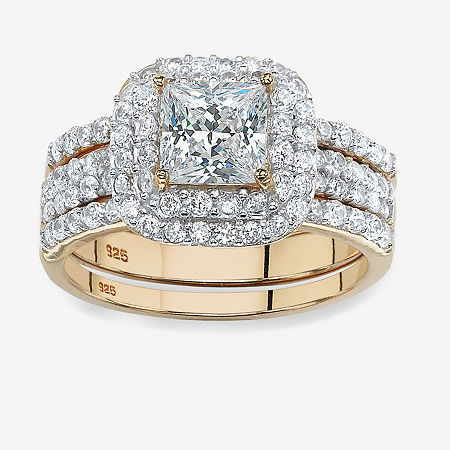 Click here for DiamonArt Womens 2 1/3 CT. T.W. White Cubic Zircon... prices