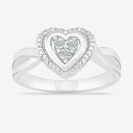 Click here for Womens Diamond Accent Natural White Diamond Sterli... prices