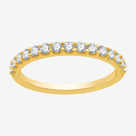 Click here for 1/2 CT.T.W. Natural Diamond 10K Gold Wedding Band... prices