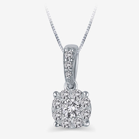 Click here for Womens 1/4 CT. T.W. Natural White Diamond 10K Whit... prices