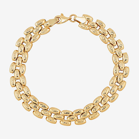 Click here for Womens 14K Gold 7.25 Inch Link Bracelet  One Size prices