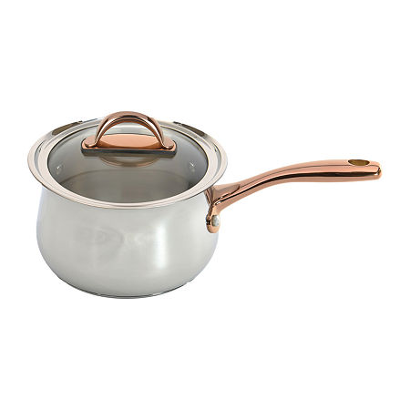 Click here for Ouro Saucepan with Glass Lid  6.25 - Silver-Tone prices
