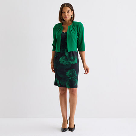 Click here for Maya Brooke Womens Floral Jacket Dress  14  Black prices