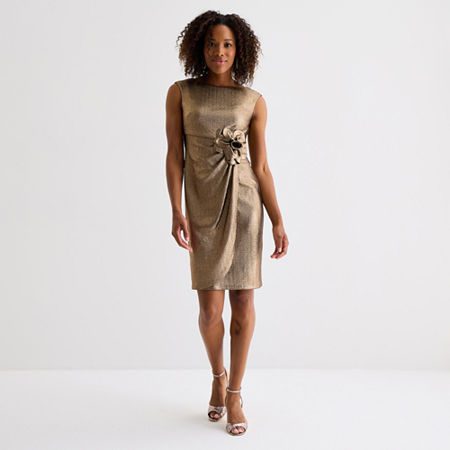 Click here for Jessica Howard Womens Applique Sleeveless Sheath D... prices