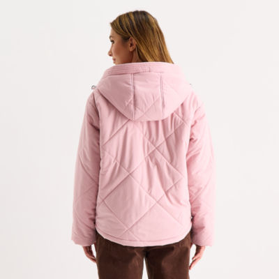 a.n.a Womens Hooded Midweight Puffer Jacket - JCPenney