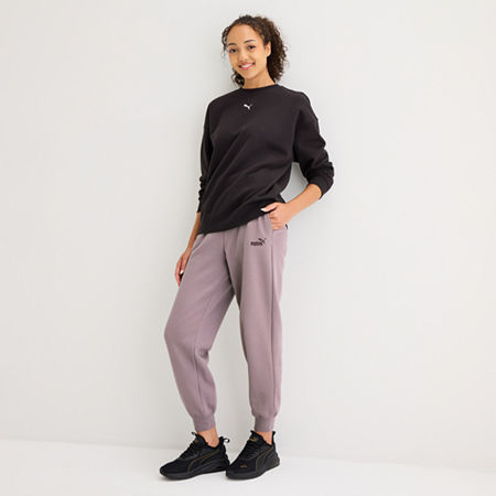 Puma Womens Essential Small No. 1 Logo Comfort Sweatpants - Plum Jam