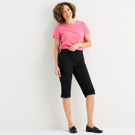 Click here for Liz Claiborne Alyssa Cropped Womens Straight Mid R... prices