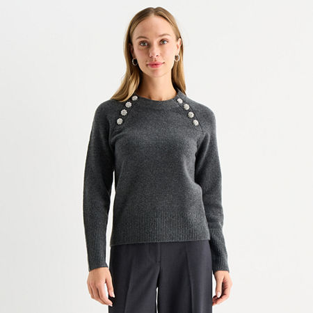 Click here for Liz Claiborne Womens Crew Neck Long Sleeve Pullove... prices