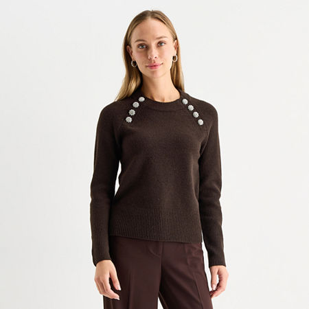 Click here for Liz Claiborne Womens Crew Neck Long Sleeve Pullove... prices
