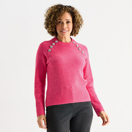 Click here for Liz Claiborne Womens Crew Neck Long Sleeve Pullove... prices