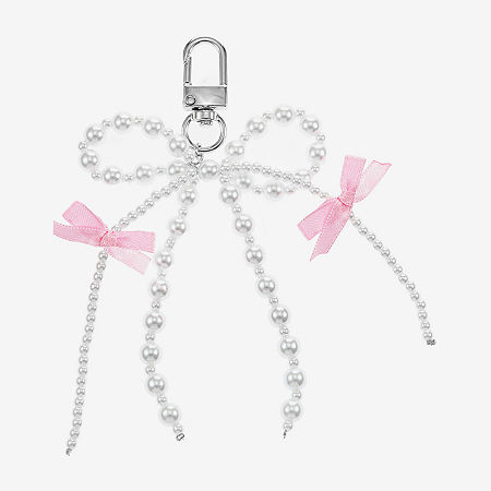 Click here for Bijoux Bar Bow Bag Charm  One Size  Pink prices