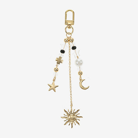 Click here for Bijoux Bar Moon Star Bag Charm  One Size  Yellow prices