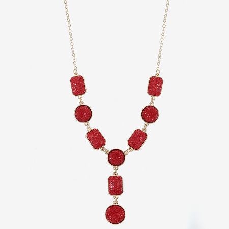Click here for Mixit Gold Tone Womens 17 Inch Y Necklace  One Siz... prices