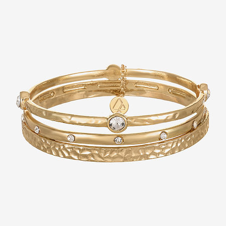 Click here for Liz Claiborne Textured Bangle Womens 3-pc. Glass B... prices