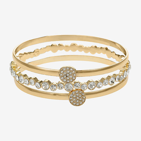 Click here for Liz Claiborne Pave Bangle Womens 3-pc. Glass Brace... prices