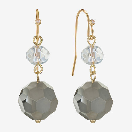 Click here for Liz Claiborne Gold Tone Beaded Womens Drop Earring... prices