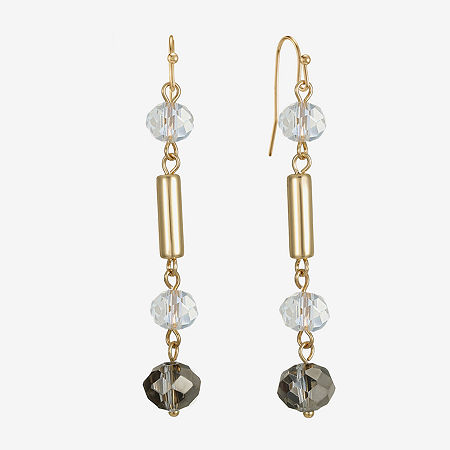 Click here for Liz Claiborne Gold Tone Beaded Womens Drop Earring... prices