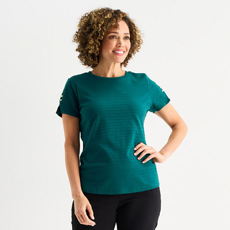 Click here for Liz Claiborne Womens Crew Neck Short Sleeve T-Shir... prices