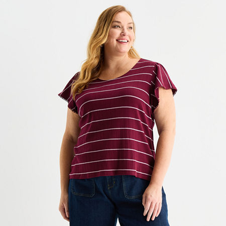 Click here for Liz Claiborne Womens Round Neck Short Sleeve Plus... prices