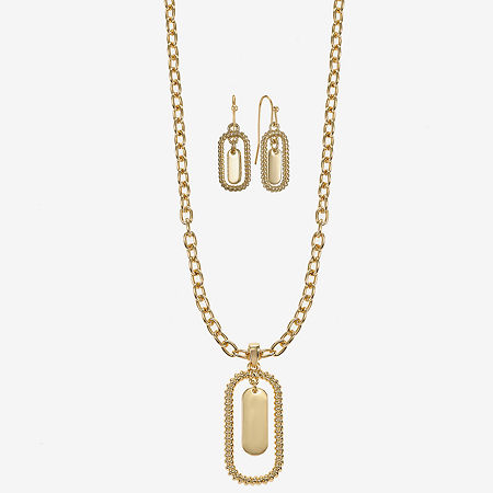 Click here for Liz Claiborne Orbital Pendant Necklace & Drop Earr... prices