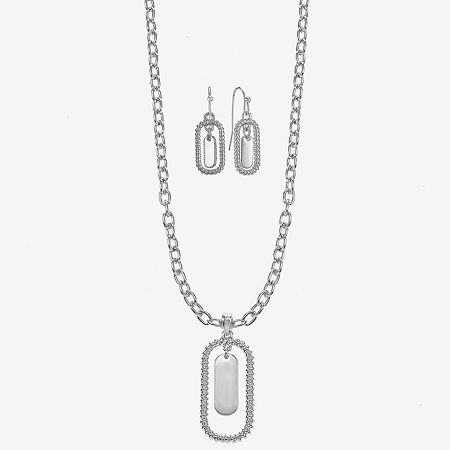Click here for Liz Claiborne Orbital Pendant Necklace & Drop Earr... prices