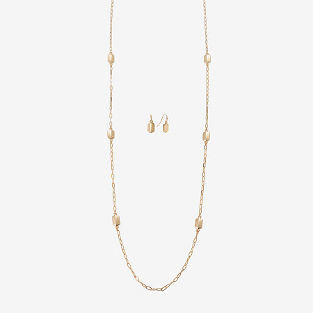 Click here for Liz Claiborne Station Necklace & Drop Earring Wome... prices