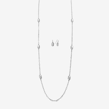 Click here for Liz Claiborne Station Necklace & Drop Earring Wome... prices