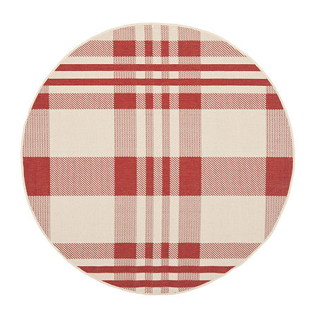 Click here for Safavieh Courtyard Collection Cori Plaid Indoor/Ou... prices