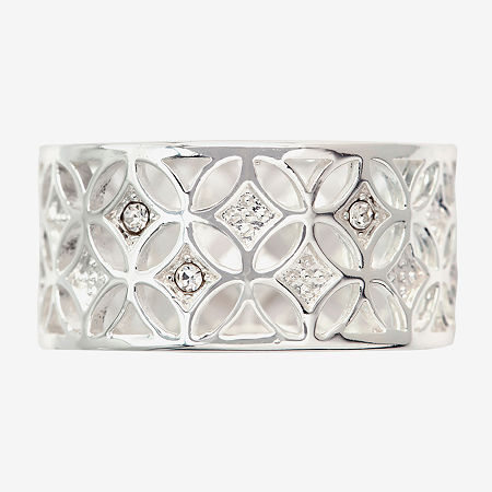 Click here for Sparkle Allure Womens 11M Crystal Pure Silver Over... prices