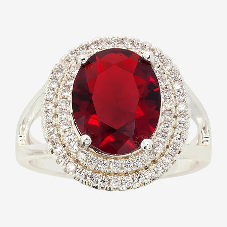 Click here for Sparkle Allure Cubic Zirconia Siam Pure Silver Ove... prices